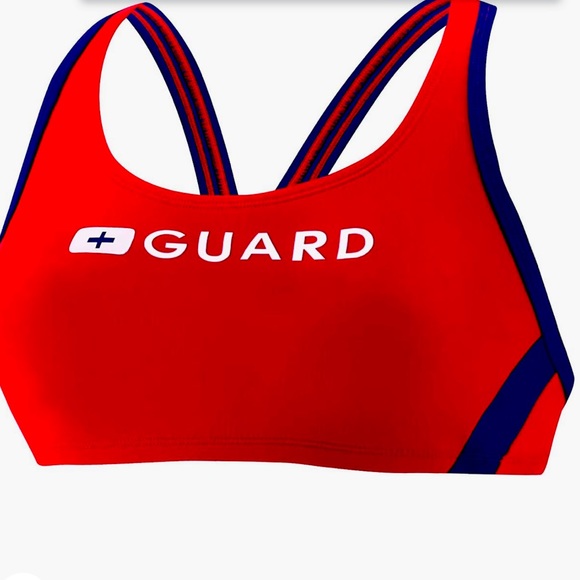 Speedo | Swim | Speedo Guard Red Bikini Top | Poshmark